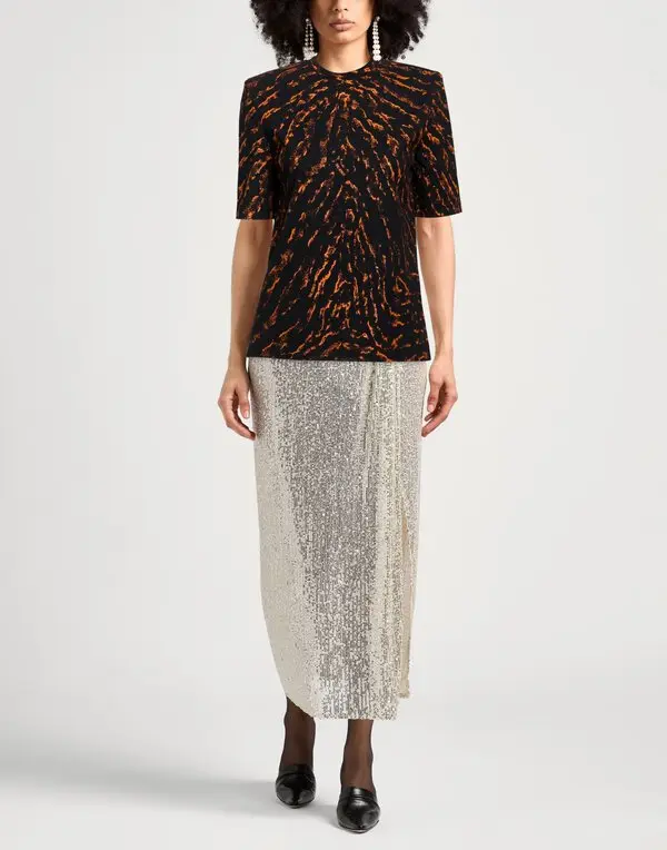 Attico Printed Cotton T-shirt