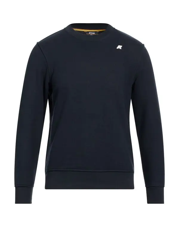 K-WAY Sweatshirt In Midnight Cotton And Polyamide - Midnight Blue