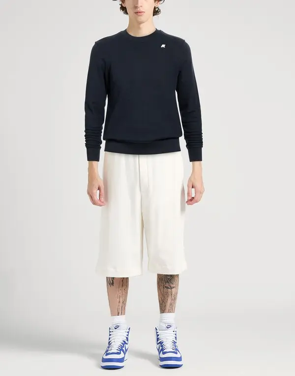 K-WAY Sweatshirt In Midnight Cotton And Polyamide - Midnight Blue
