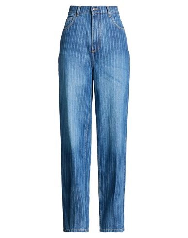 Sandro Cotton Wide-leg Striped Jeans