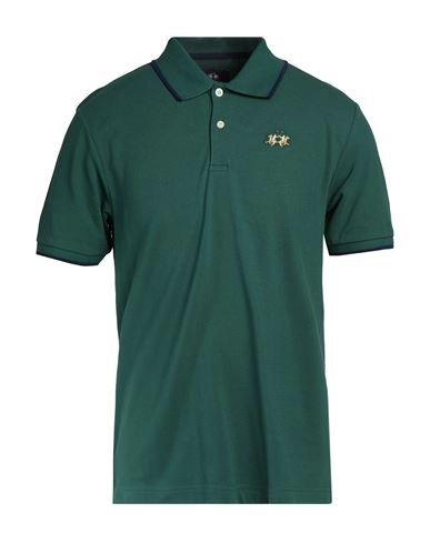 LA MARTINA Polo Shirt Size Cotton - Green