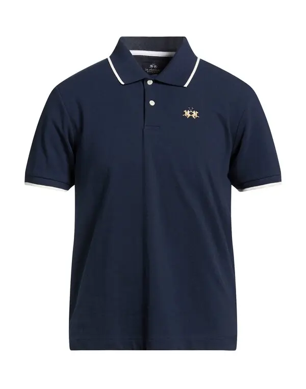 LA MARTINA Polo Shirt Size Cotton - Navy