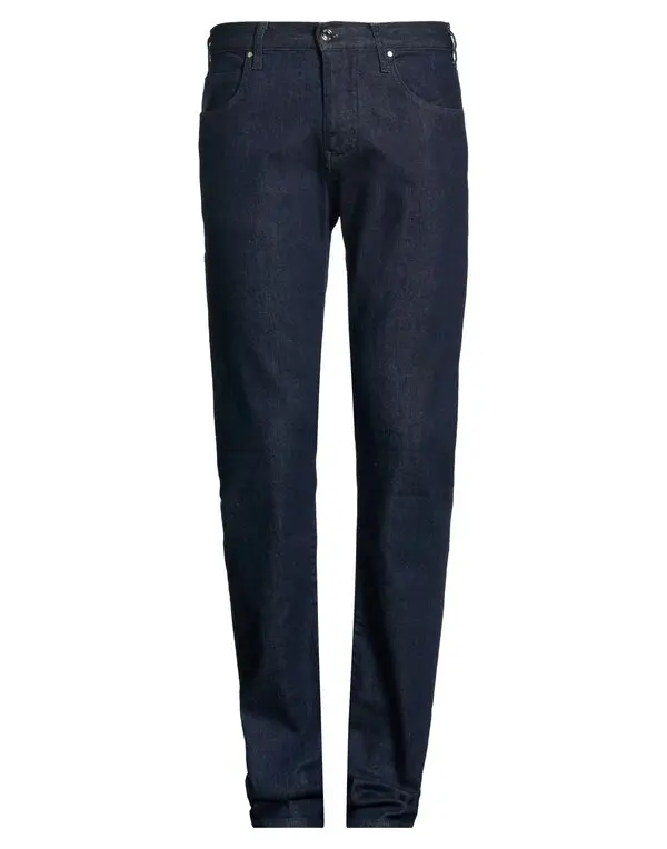 Emporio Armani Straight-leg Cotton Stretch Jeans