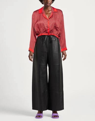 Sandro Viscose Printed Cropped Shirt