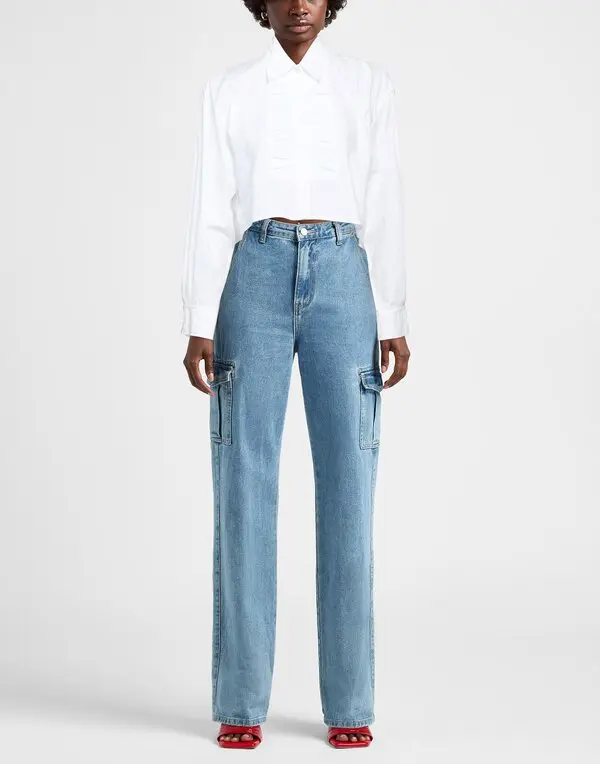 Sandro Cropped Poplin Shirt