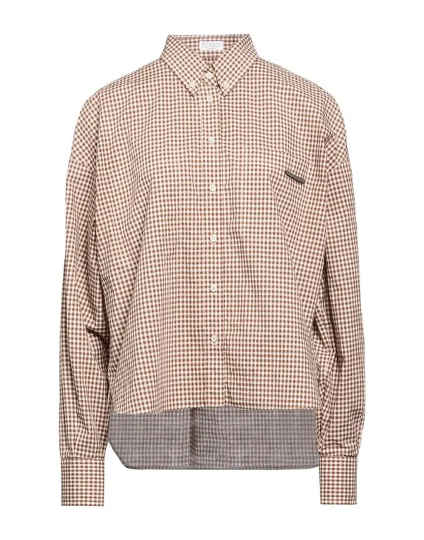 Brunello Cucinelli Cotton Checked Shirt