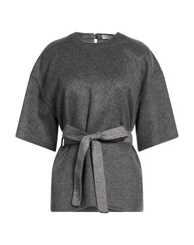 Brunello Cucinelli Virgin Wool Belted Top