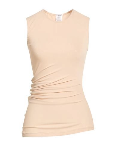 Wolford Sleeveless Crewneck Jersey Top With Gathered Detailing
