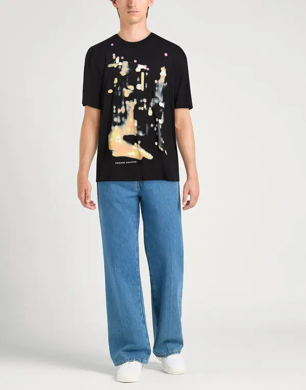 Armani Exchange T-shirt Size Cotton - Black