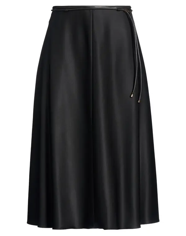 Agnona Midi Skirt In Wool And Elastane