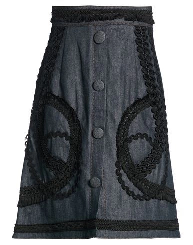 Dolce & Gabbana Embellished Denim Skirt - Blue