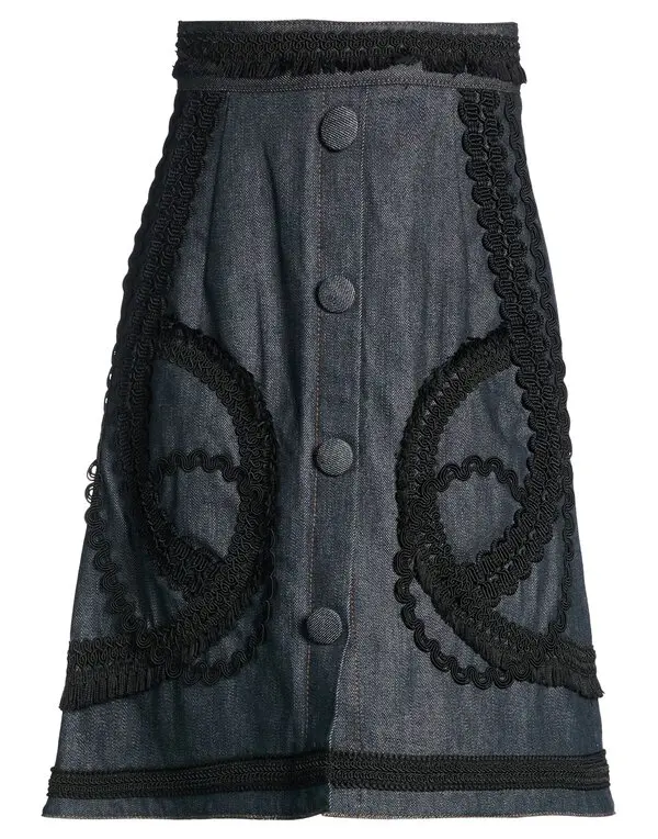 Dolce & Gabbana Embellished Denim Skirt
