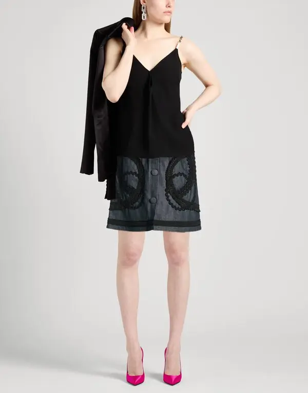 Dolce & Gabbana Embellished Denim Skirt