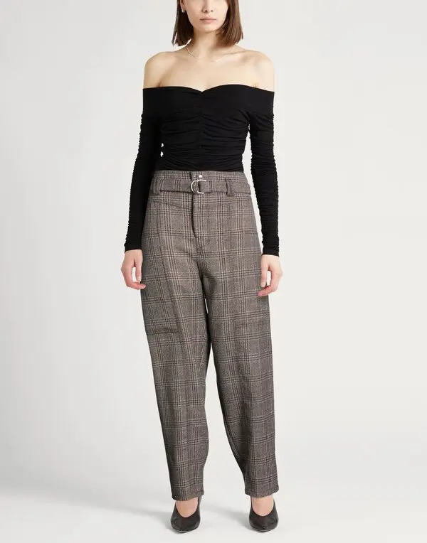 TOD'S Pants Chocolate Size Virgin Wool