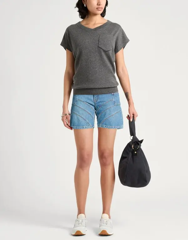 Zadig&Voltaire High Waisted Denim Shorts