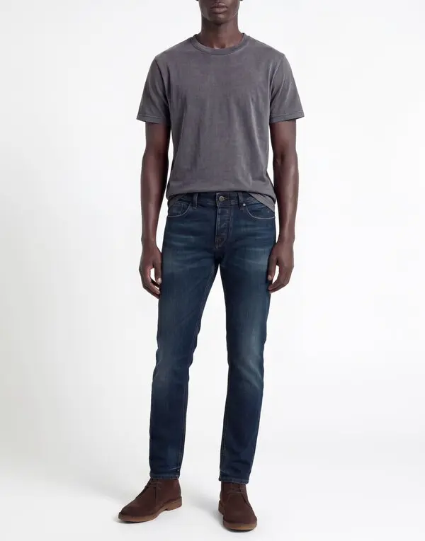 B-USED Tapered Cotton Jeans With Elastane