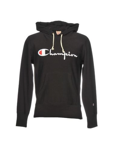 Champion Cotton Sweatshirt With Logo Detailing - Black