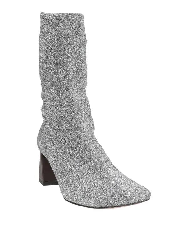 ALYSI Sock Ankle Boots With Geometric Heel