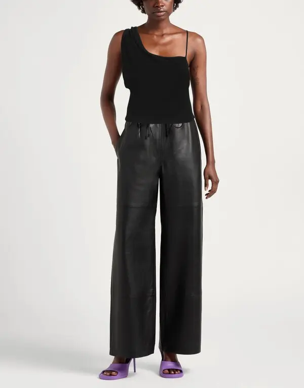 Pinko Crepe One Shoulder Top