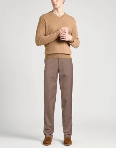 LARDINI Checked Twill Chino Pants