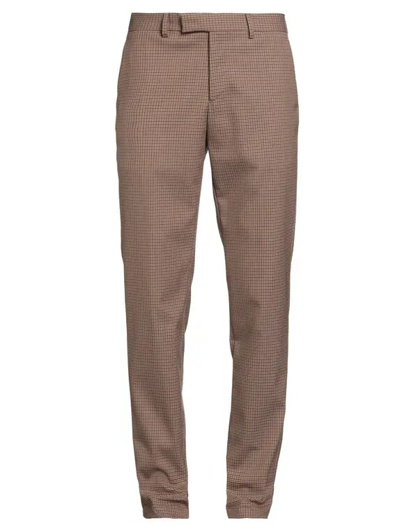 LARDINI Checked Twill Chino Pants