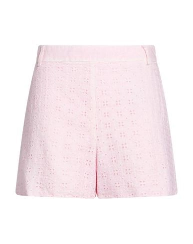 120% Lino Broderie Anglaise High-waisted Shorts