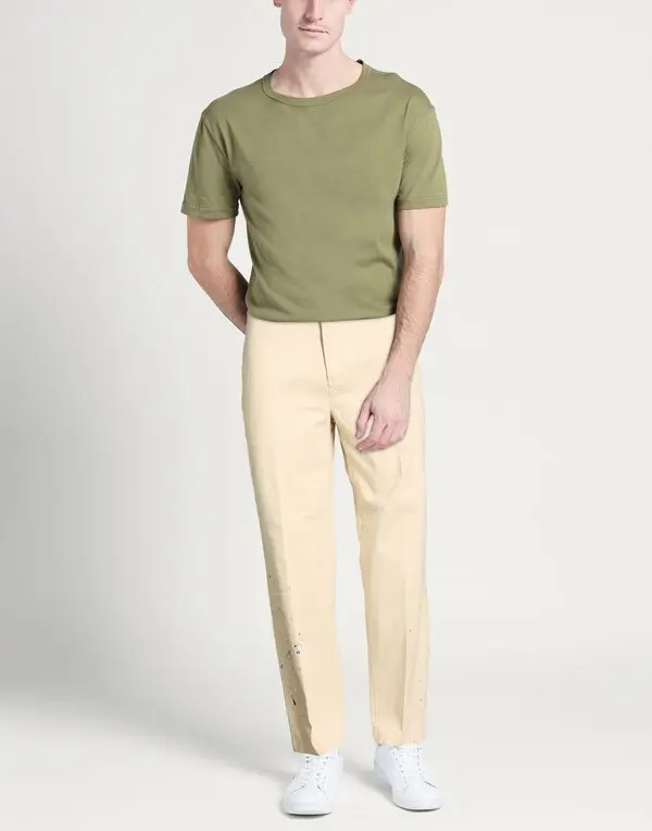 THE EDITOR Pants Military Size Cotton, Elastane - Beige