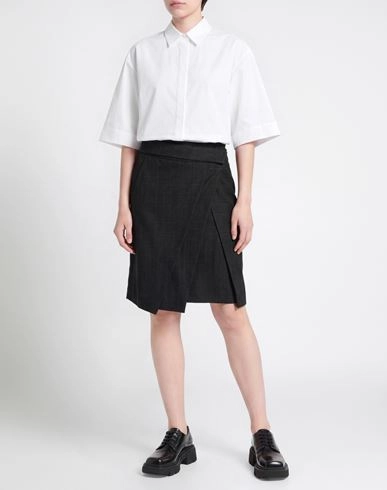 MOORER Wool Blend Wrap Skirt