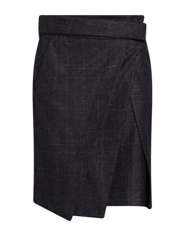 MOORER Wool Blend Wrap Skirt