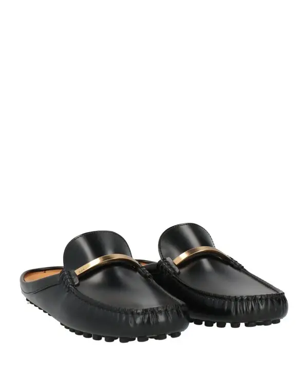 TOD'S Leather Embellished Mules