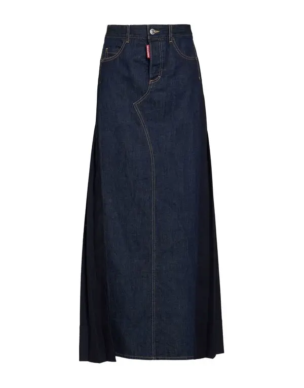 Dsquared2 Maxi Skirt In Virgin Wool And Cotton