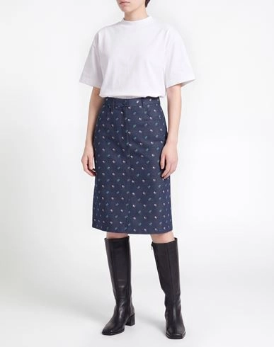 Paul & Joe Cotton-blend Jacquard Midi Skirt - Blue