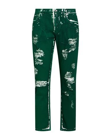Dolce & Gabbana Straight-leg Distressed Cotton Jeans