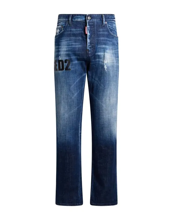 Dsquared2 Cotton Elastane Straight-leg Jeans