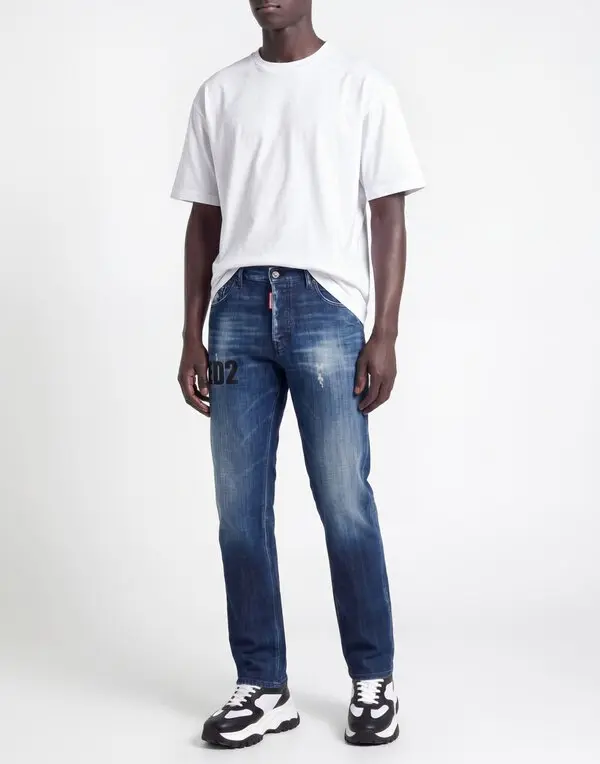 Dsquared2 Cotton Elastane Straight-leg Jeans