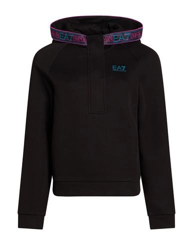 EA7 Cotton And Polyester Blend Sweatshirt With Logo Detail
