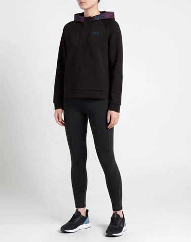 EA7 Cotton And Polyester Blend Sweatshirt With Logo Detail