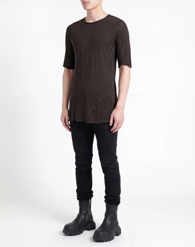 Masnada T-shirt Charcoal Size Viscose, Polyamide, Cashmere
