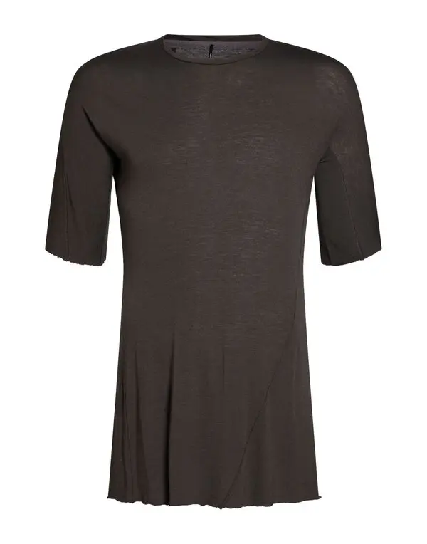 Masnada T-shirt Charcoal Size Viscose, Polyamide, Cashmere