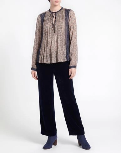 Rag & Bone Viscose Blend Metallic Fiber Blouse