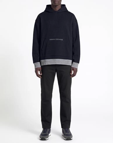 Armani Exchange Two-tone Hooded Sweatshirt