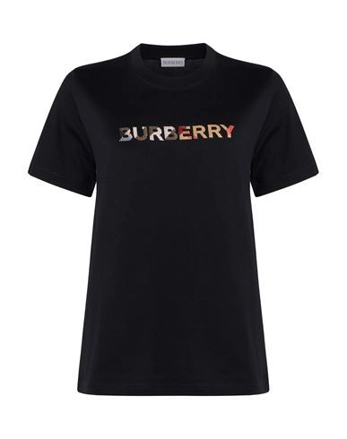 Burberry Cotton T-shirt With Embroidered Logo