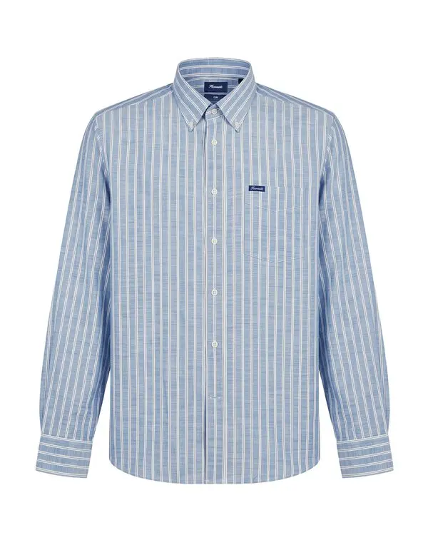 Façonnable Shirt Slate Size Cotton