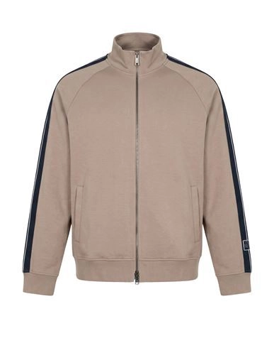 Armani Exchange Khaki Cotton Blend Sweatshirt