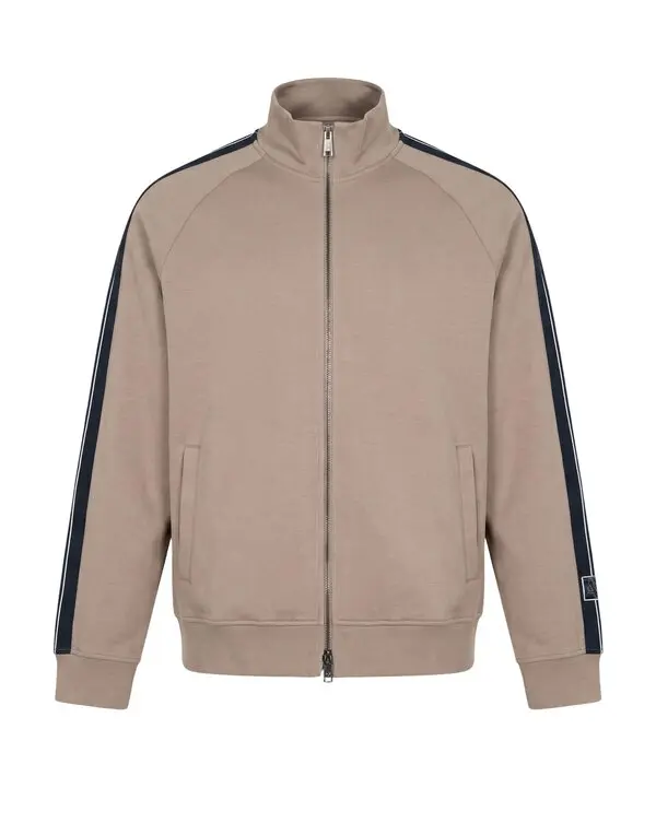 Armani Exchange Khaki Cotton Blend Sweatshirt