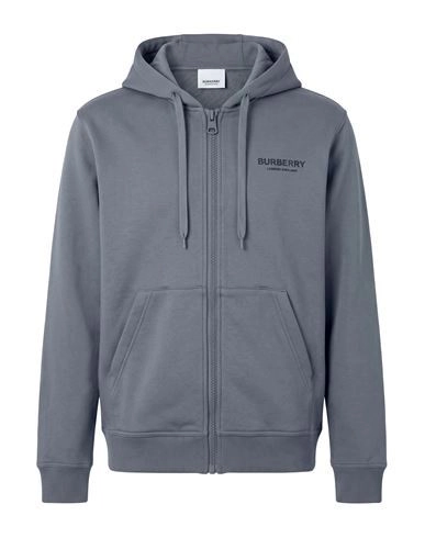 Burberry Slate Cotton Terry Hoodie