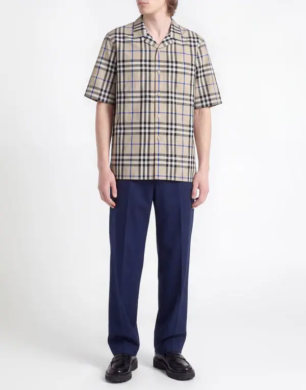 Burberry Shirt Light Size Cotton