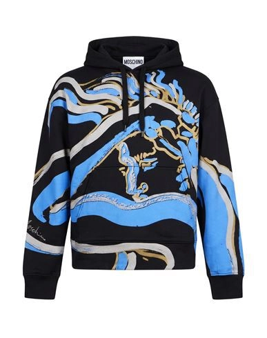 Moschino Cotton Terry Hooded Sweatshirt