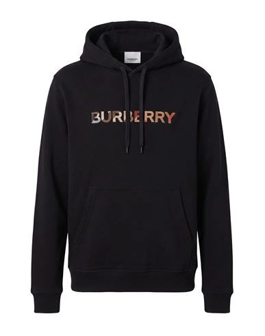 Burberry Sand Cotton Hoodie - Black