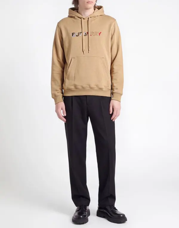 Burberry Cotton Hoodie - Sand